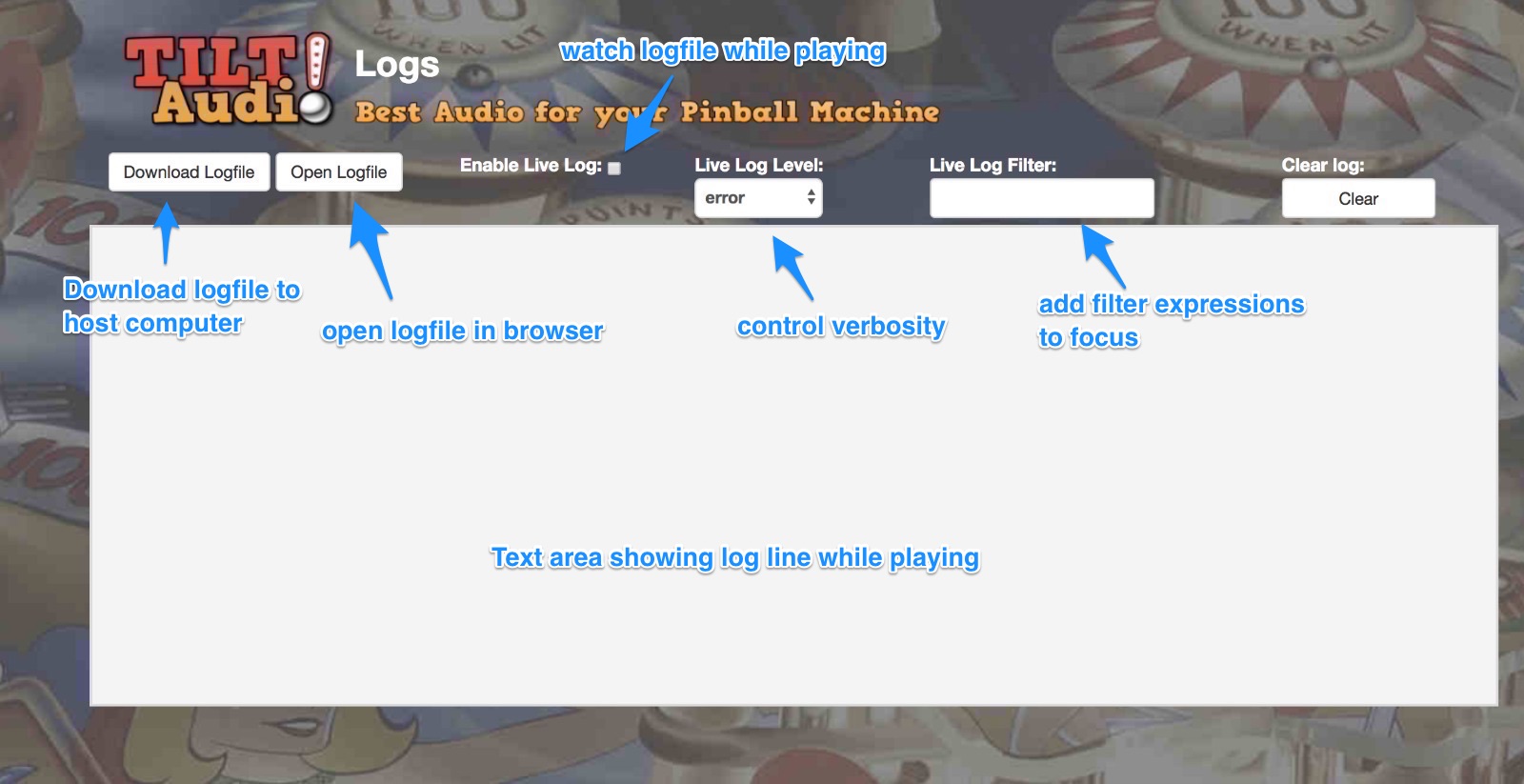 Web UI – TILT!Audio